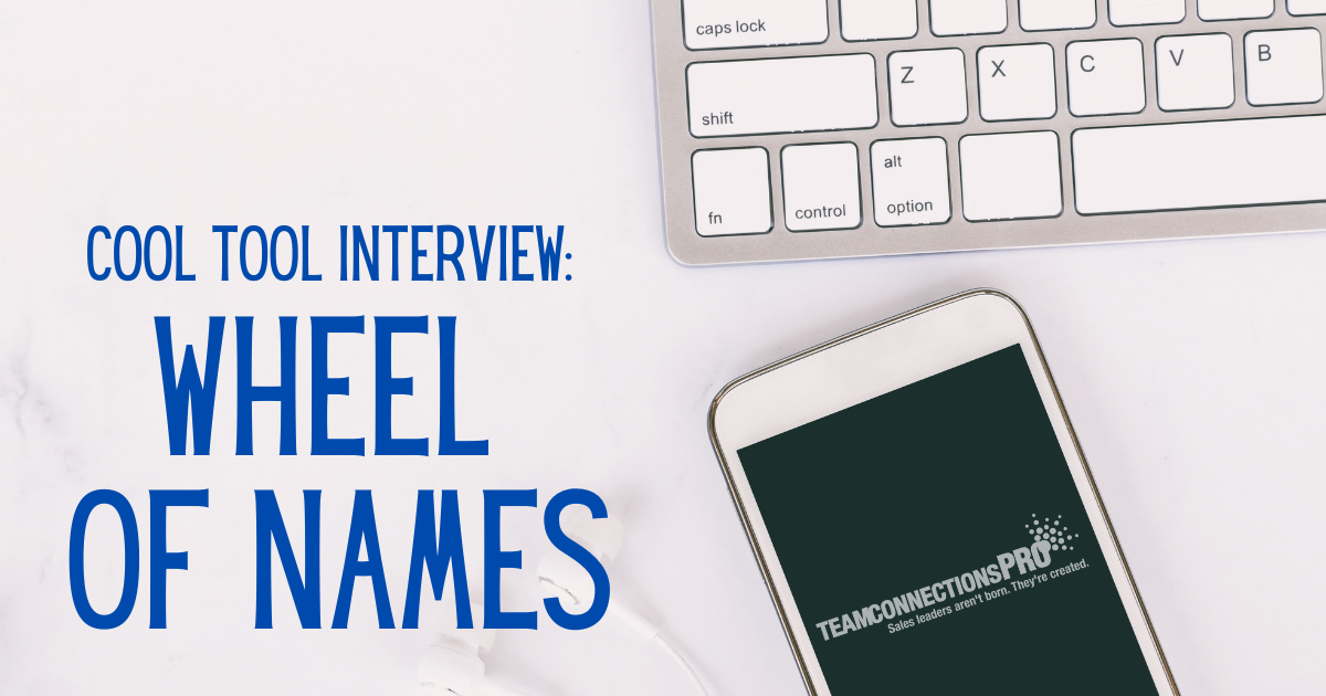 Cool Tool Demo: Wheel of Names – Team Connections Pro
